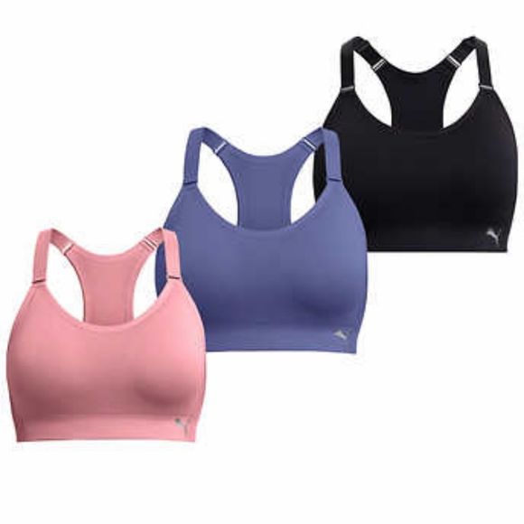 Puma | Intimates & Sleepwear | Puma Ladies Sportsbra3pack | Poshmark